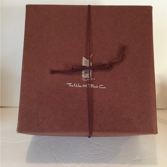Wm. H. Block | Accessories | Vintage Square William H Block Hat Box ...